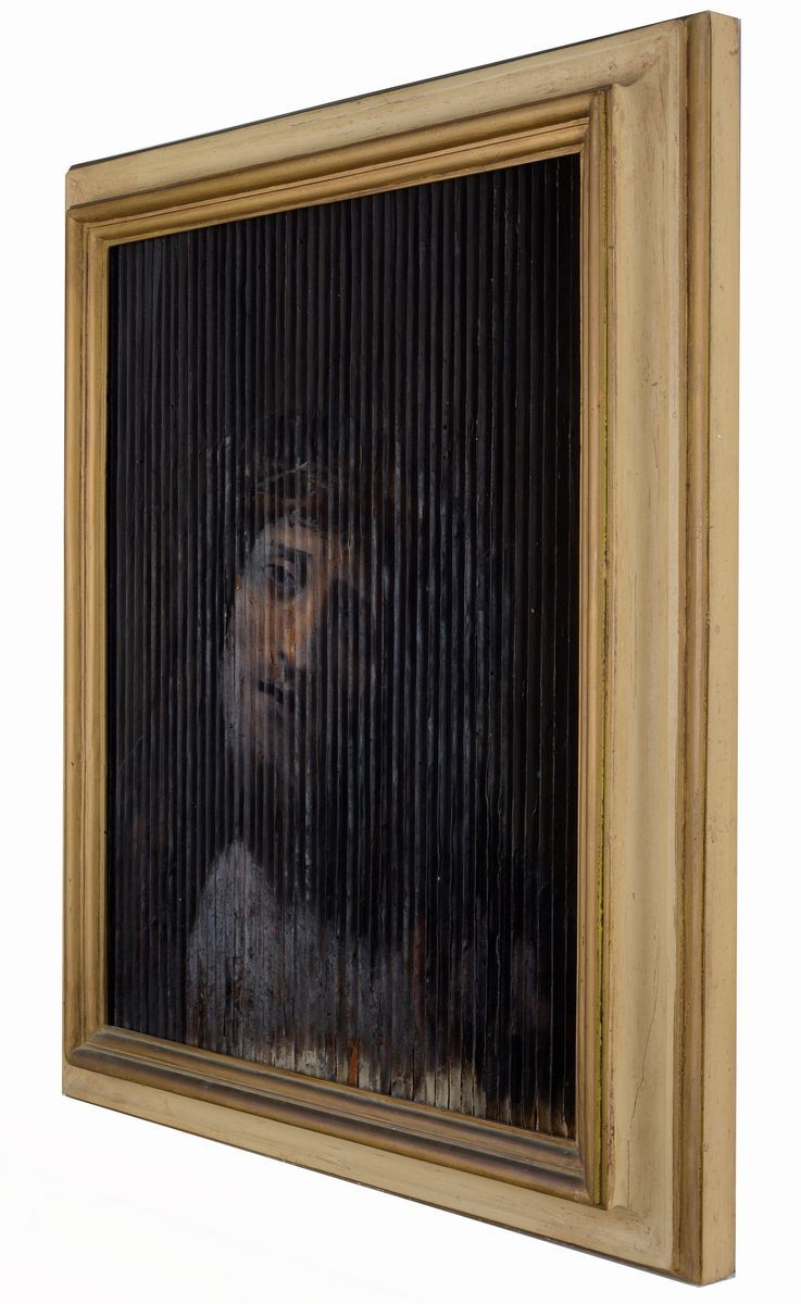 Scuola Fiorentina, XVII sec. : Ecce Homo - Virgin of Sorrows - "Tabula ...