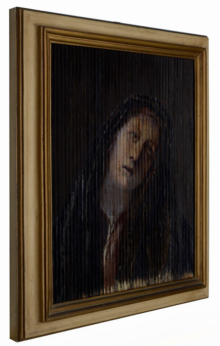 Scuola Fiorentina, XVII sec. : Ecce Homo - Virgin of Sorrows - "Tabula ...